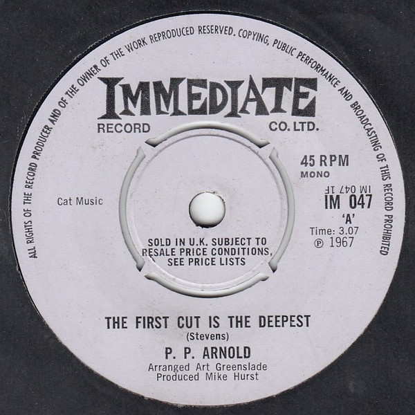 A Song Roundup: The First Cut Is the Deepest – The Old Grey Cat